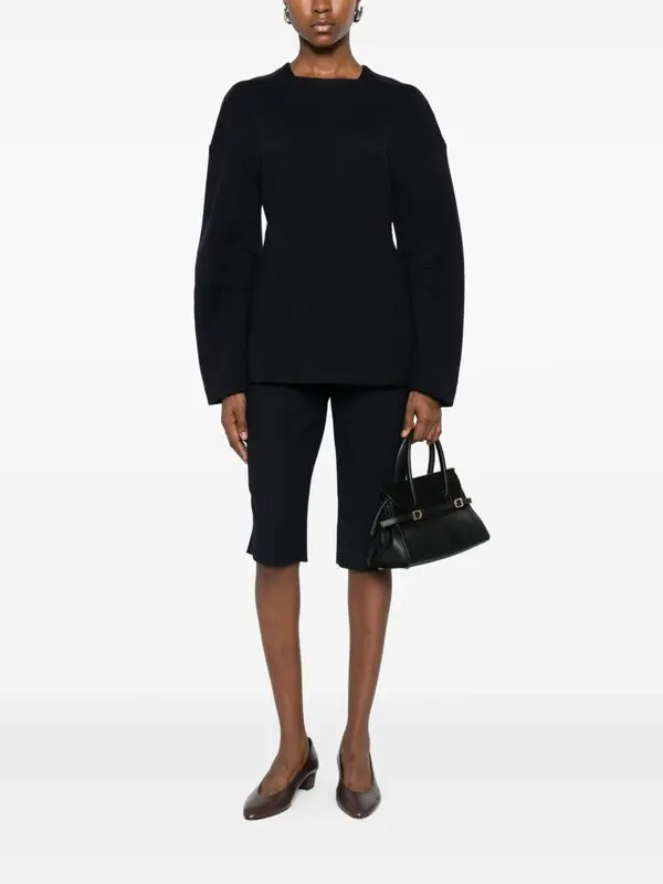 Max Mara Wool And Cotton Crew Neck Sweater - Multicolor