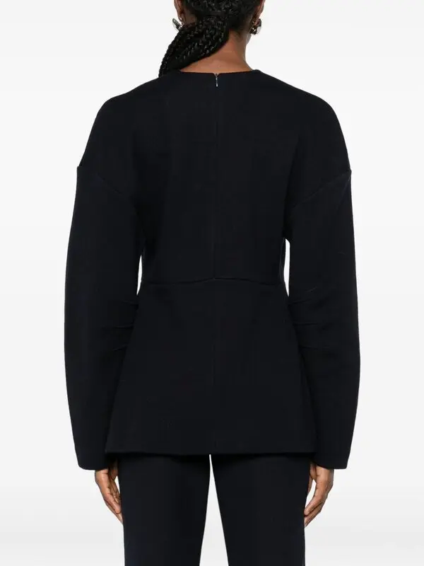 Max Mara Wool And Cotton Crew Neck Sweater - Multicolor