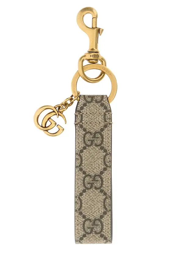 Gucci Printed Canvas Keyring - Multicolor