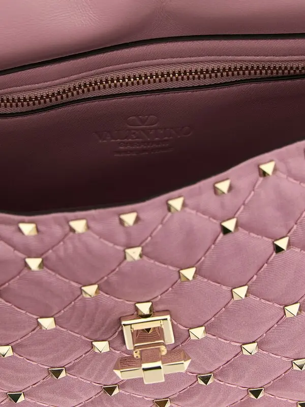 Valentino Garavani Rockstud Spike Shoulder Bag - Pink