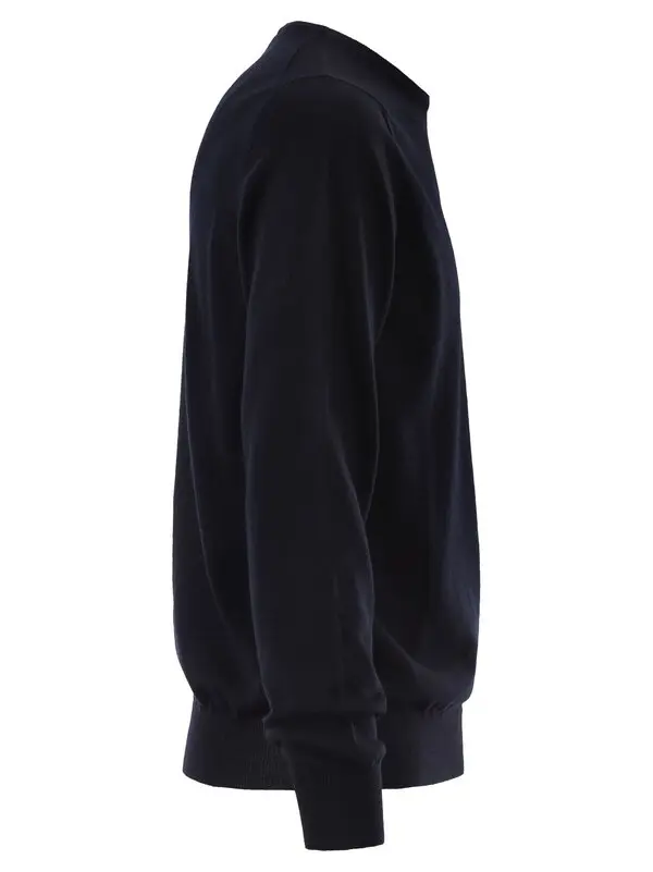Kiton Long-sleeved Wool Crew Neck Jumper