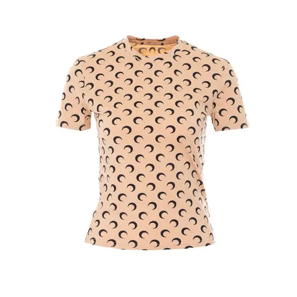 MARINE SERRE Recycled Moon Jersey Second Skin T-shirt