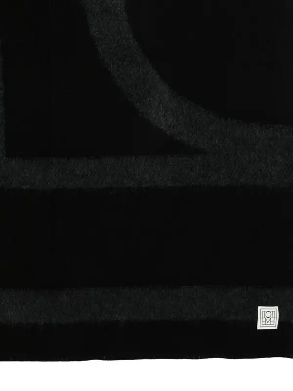 TOTEME Wool Monogram Scarf - Multicolor