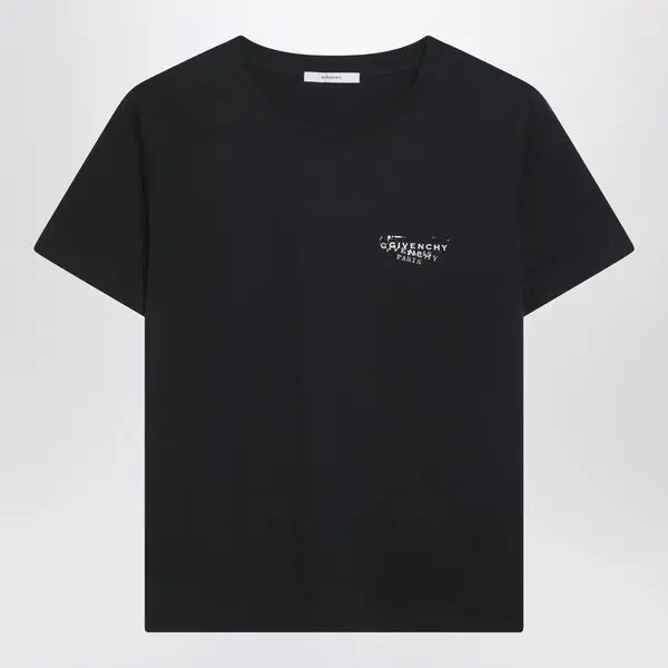 Givenchy Cotton T-shirt With Stamp Print - Black