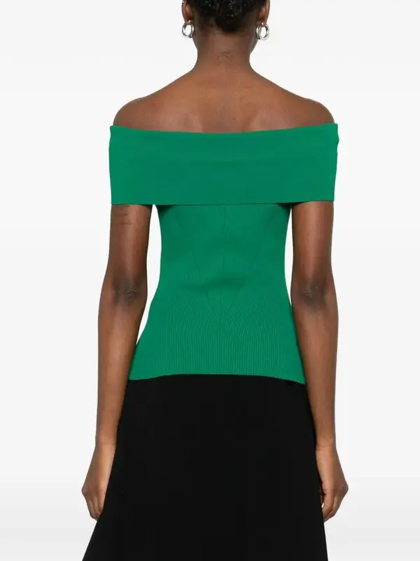 Givenchy Off-the-shoulder Ribbed Top
