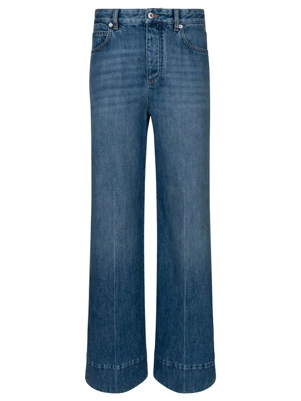 Bottega Veneta Indigo Palazzo Jeans - Blue