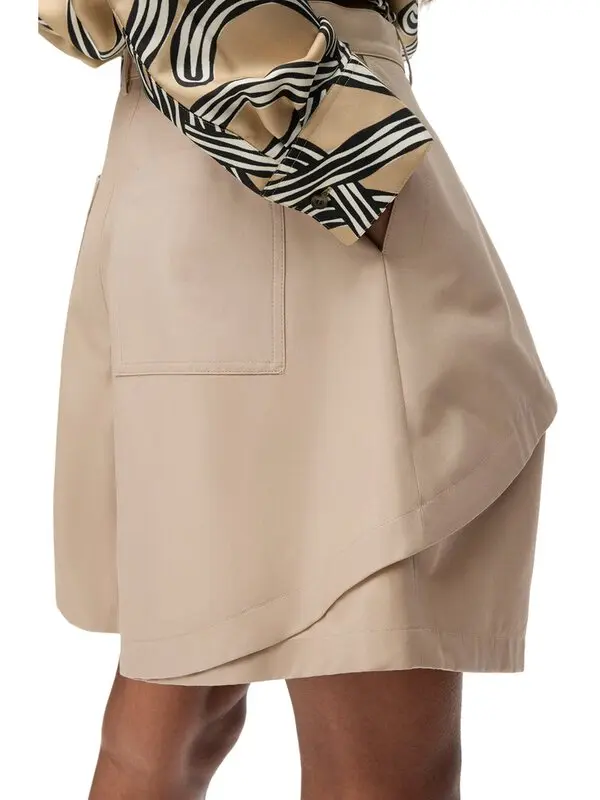 Loewe X Paula's Ibiza Lightweight Cotton Shorts With Asymmetric Panel Construction
