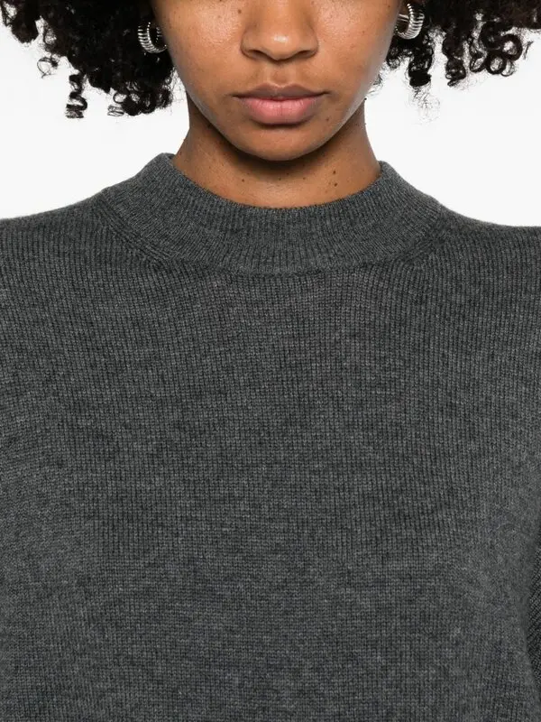 Max Mara Crew Neck Sweater In Cashmere Wool