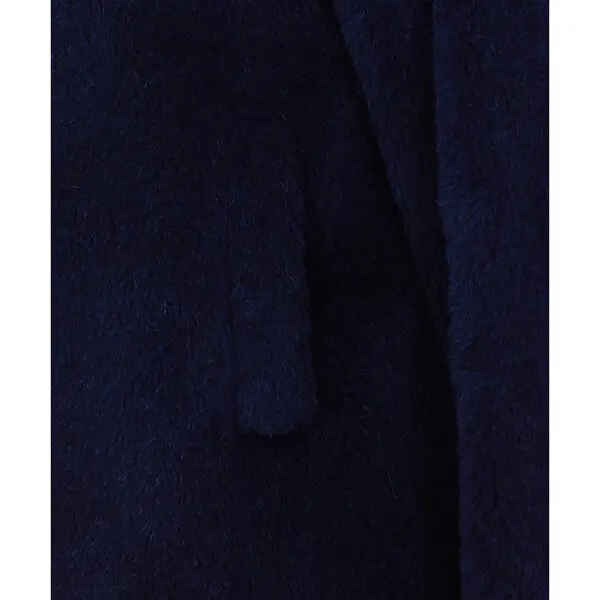 Max Mara Teddy Effect Jacket - Blue
