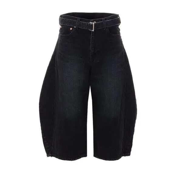 Sacai Denim Pants - Black