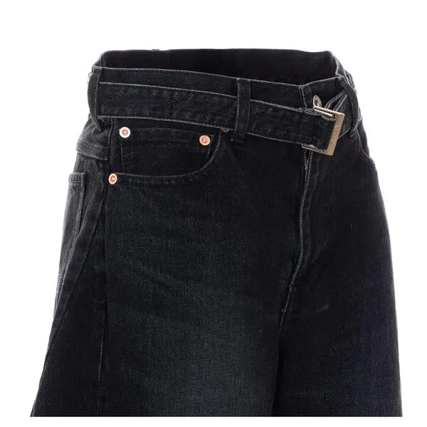 Sacai Denim Pants - Black