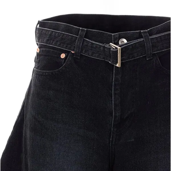Sacai Denim Pants - Black
