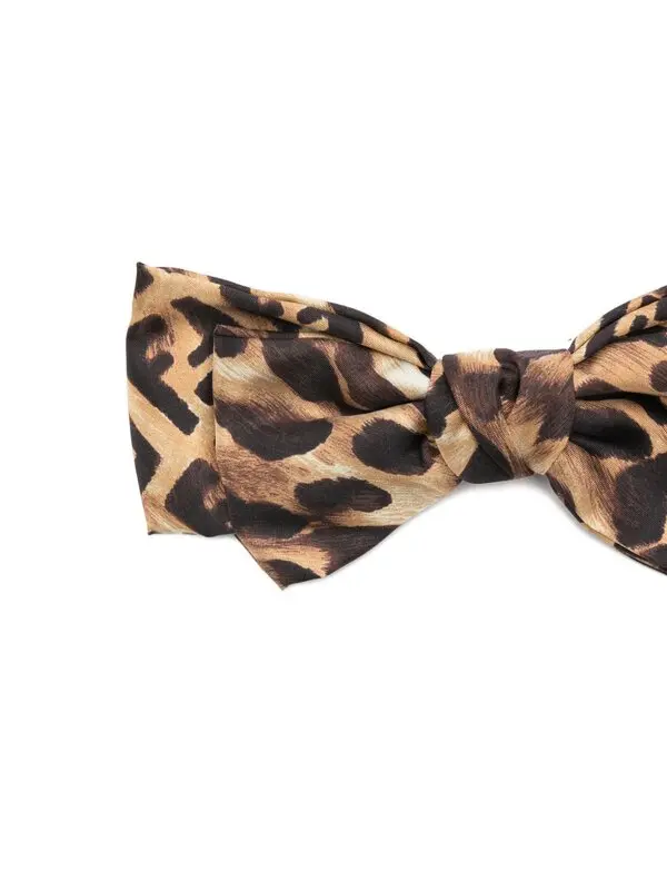 Fendi Ff Bow Hair Clip - Multicolor