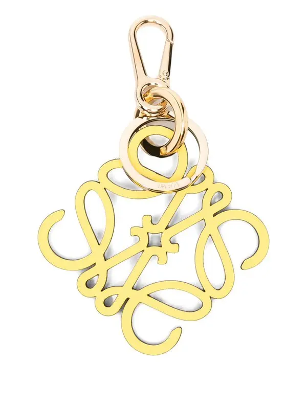 Loewe Anagram Leather Charm - Multicolor
