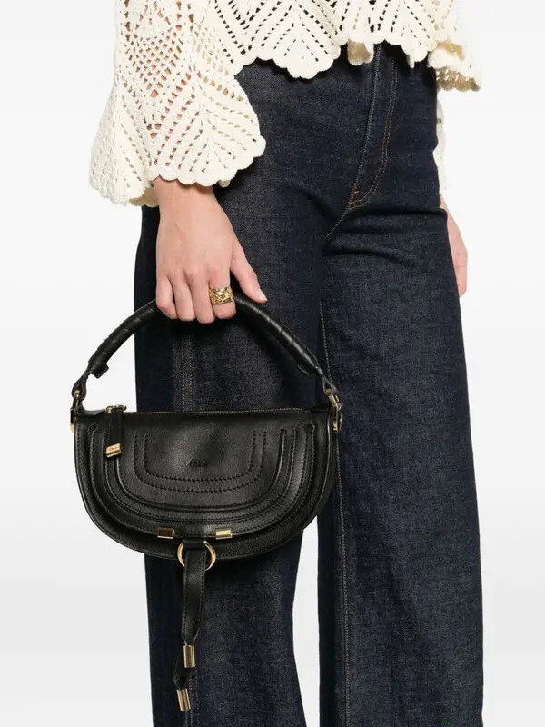 Chloé Marcie Leather Shoulder Bag - Multicolor