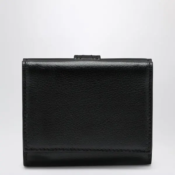 Chloé Mini Paddington Trifold Leather Wallet - Black