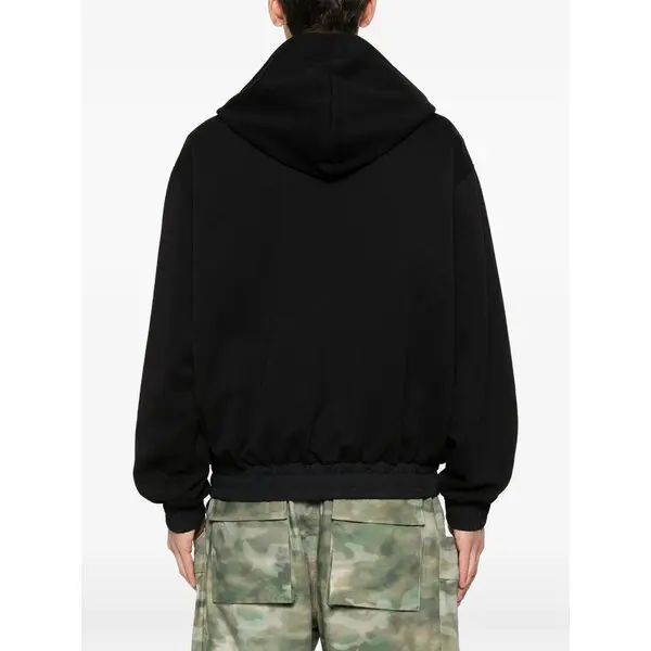 Amiri Logo Detail Zip-up Hoodie