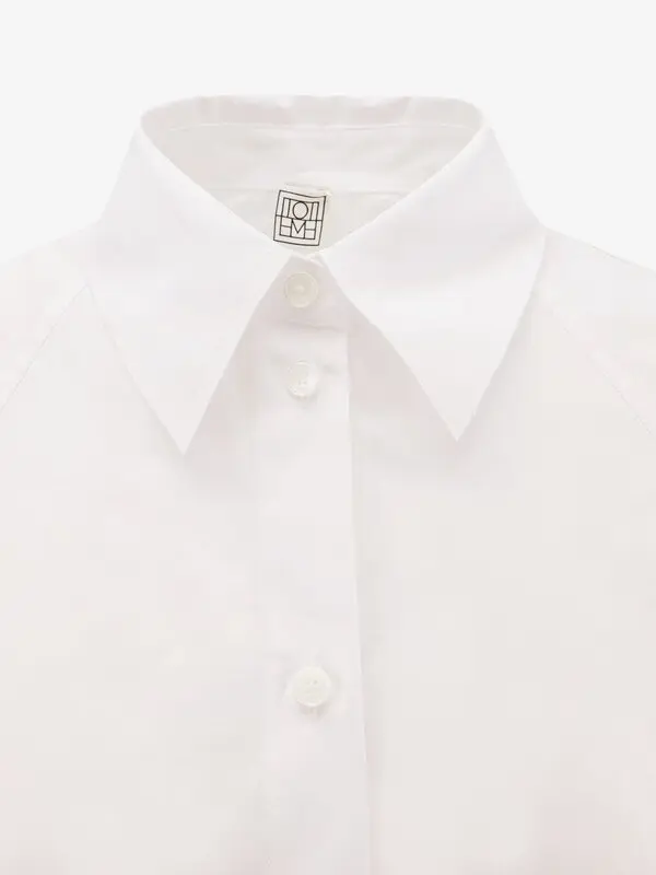 TOTEME Organic Cotton Shirt - White