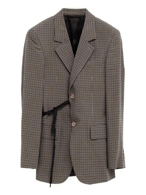 Balenciaga Wrapped Tailored Jacket - Multicolor