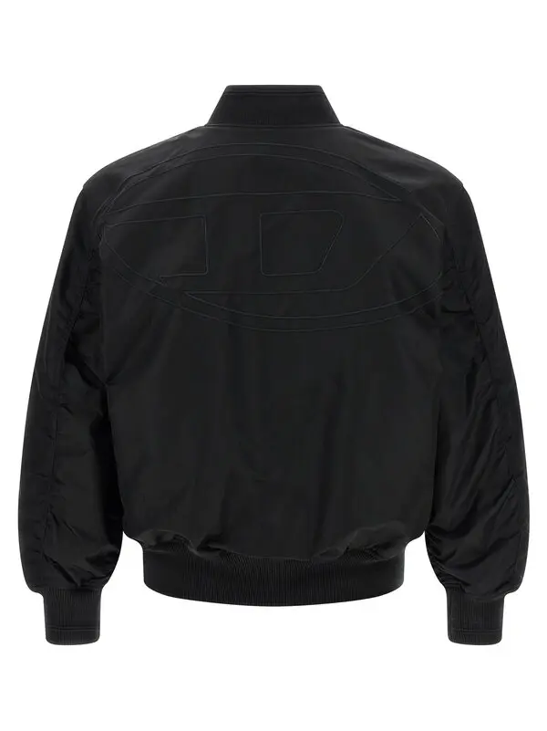 DIESEL® W-type-d1" Reversible Bomber Jacket - Black