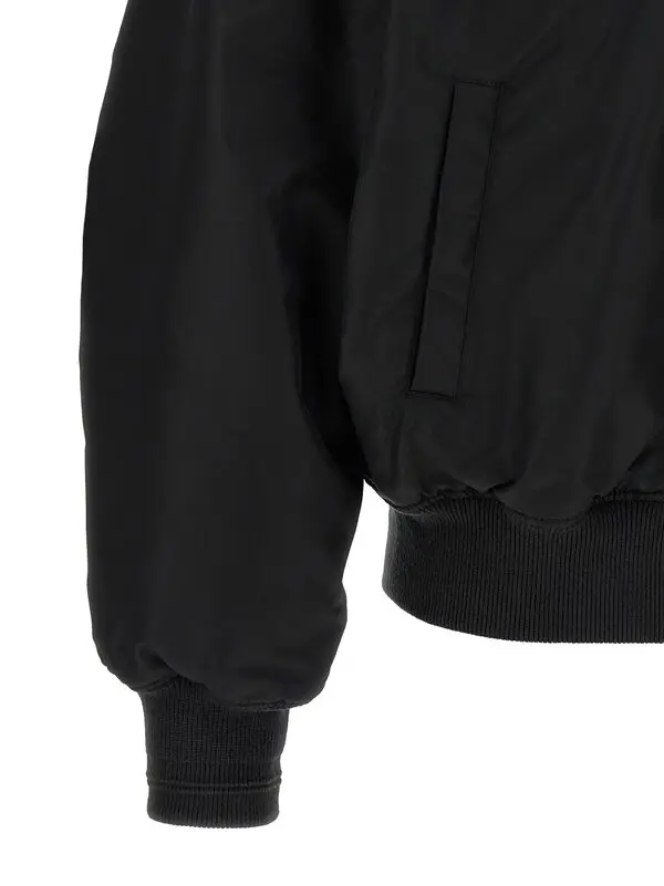 DIESEL® W-type-d1" Reversible Bomber Jacket - Black