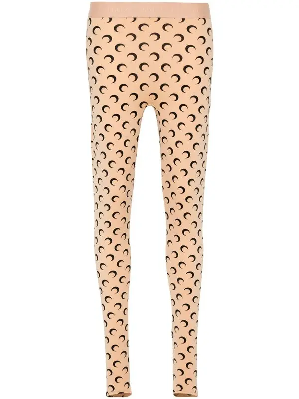 MARINE SERRE Moonogram Leggings - Multicolor