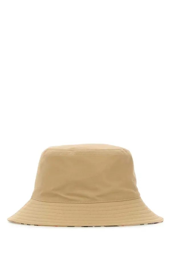 Burberry Cotton Reversible Bucket Hat - Brown