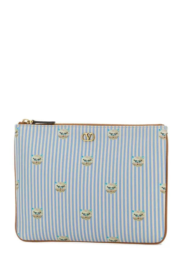 Valentino Garavani Printed Leather Pouch