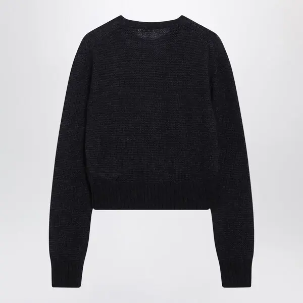 Chloé Navy Alpaca-blend Sweater - Blue