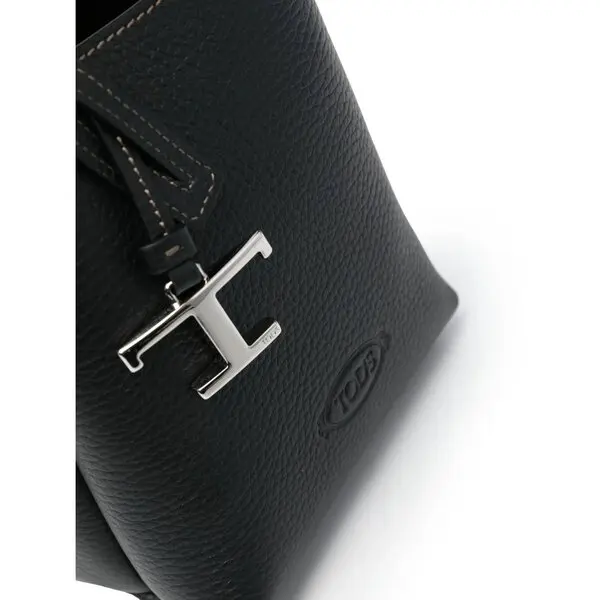 TOD'S Calfskin Tote Bag With Magnetic Fastening