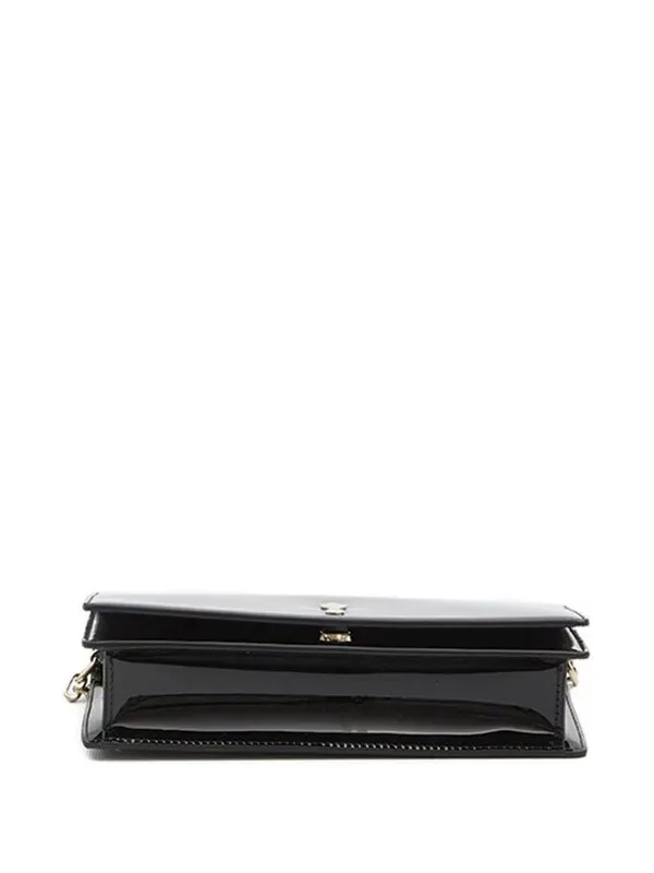CHRISTIAN LOUBOUTIN Bettina Leather Clutch With Chain Strap