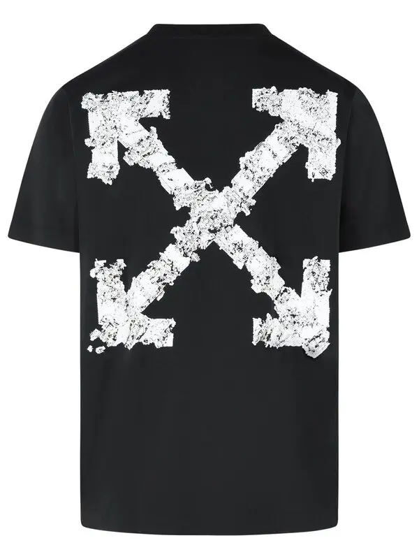 Off-White Heraldic' Cotton T-shirt - Black