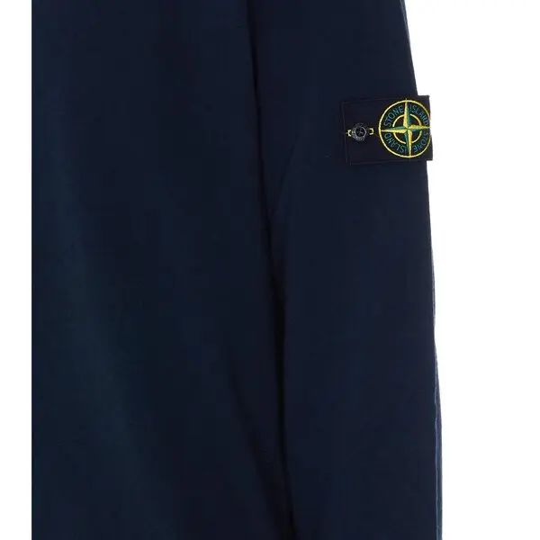 Stone Island Logo Sweatshirt - Blue