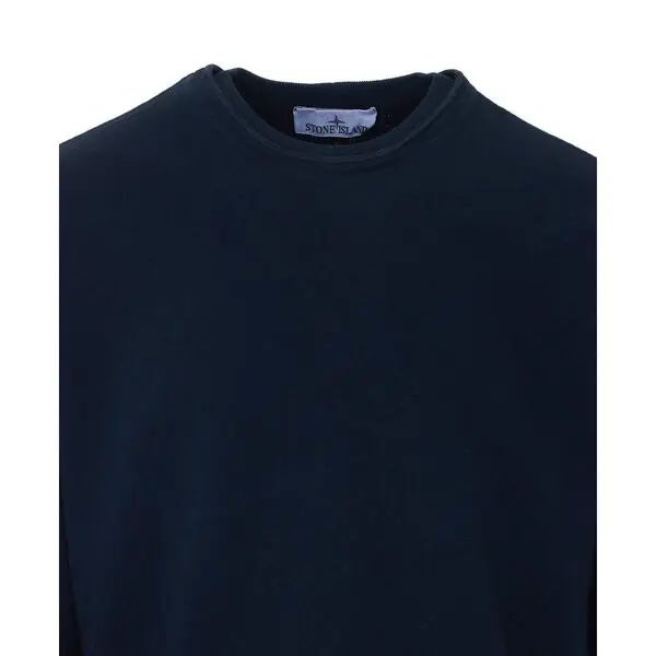 Stone Island Logo Sweatshirt - Blue