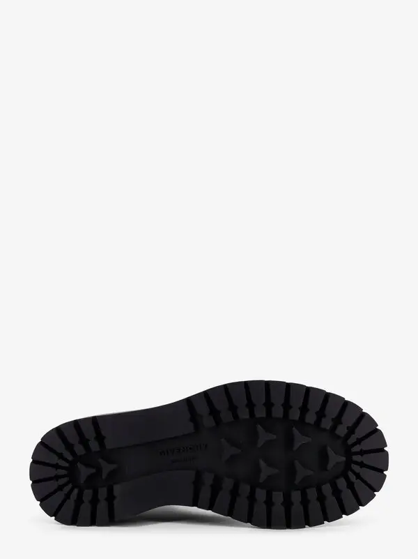 Givenchy Leather Lace-up Ankle Boots - Black