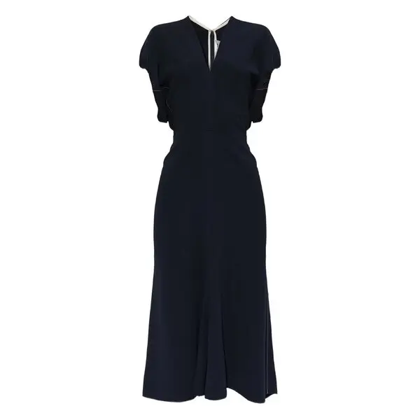 Victoria Beckham Midi V-neck Dress