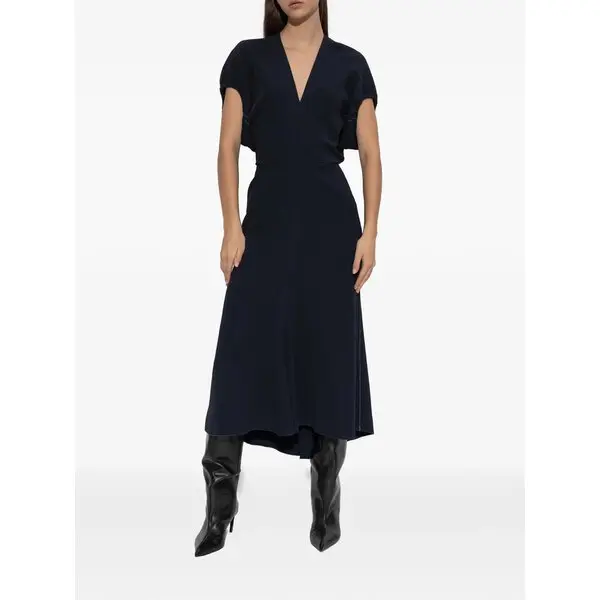 Victoria Beckham Midi V-neck Dress
