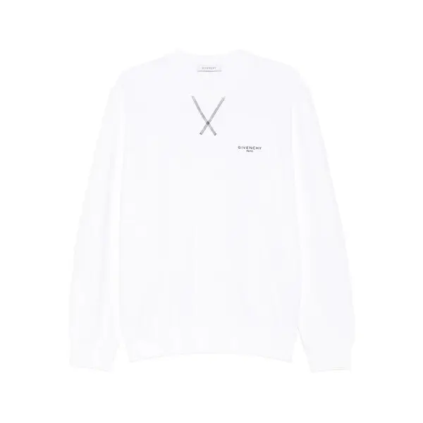 Givenchy Cotton Embroidered Detail Sweatshirt