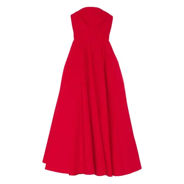 Solace London Strapless Floor-length Evening Dress