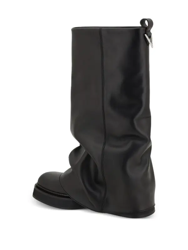 Attico Robin Leather Boots - Multicolor