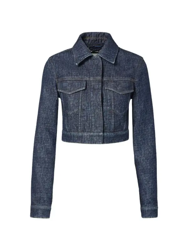 Fendi Denim Cotton Jacket - Multicolor