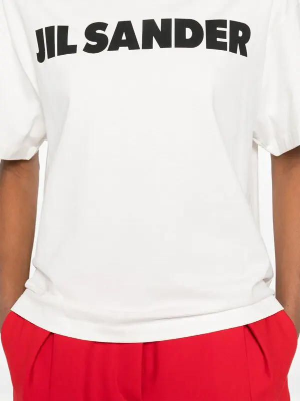 JIL SANDER Logo Cotton T-shirt - Multicolor