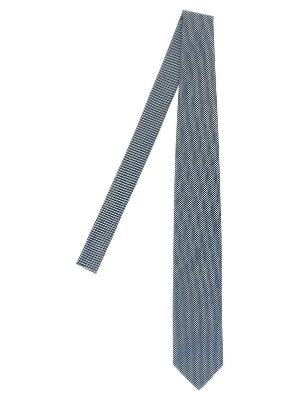 TOM FORD Jacquard Tie - Blue