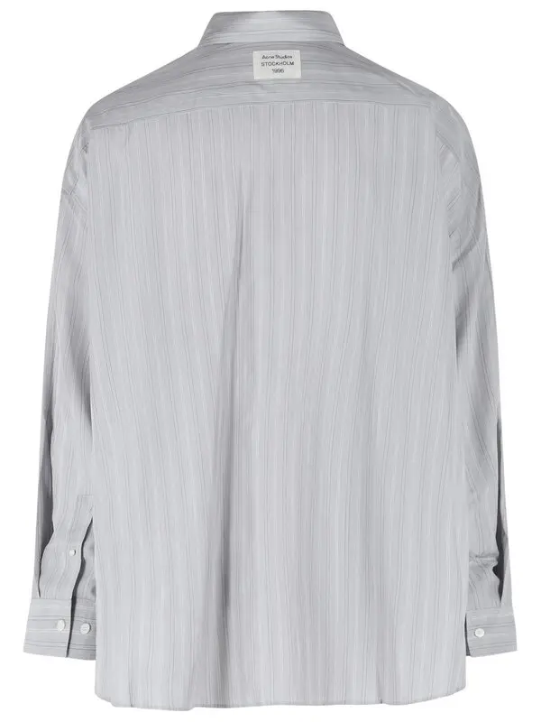 Acne Studios Grey Lyocell Shirt