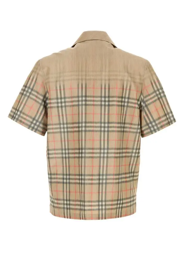 Burberry Printed Viscose Blend Shirt