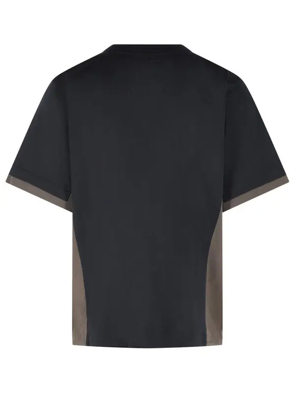 Sacai Navy Cotton T-shirt - Blue