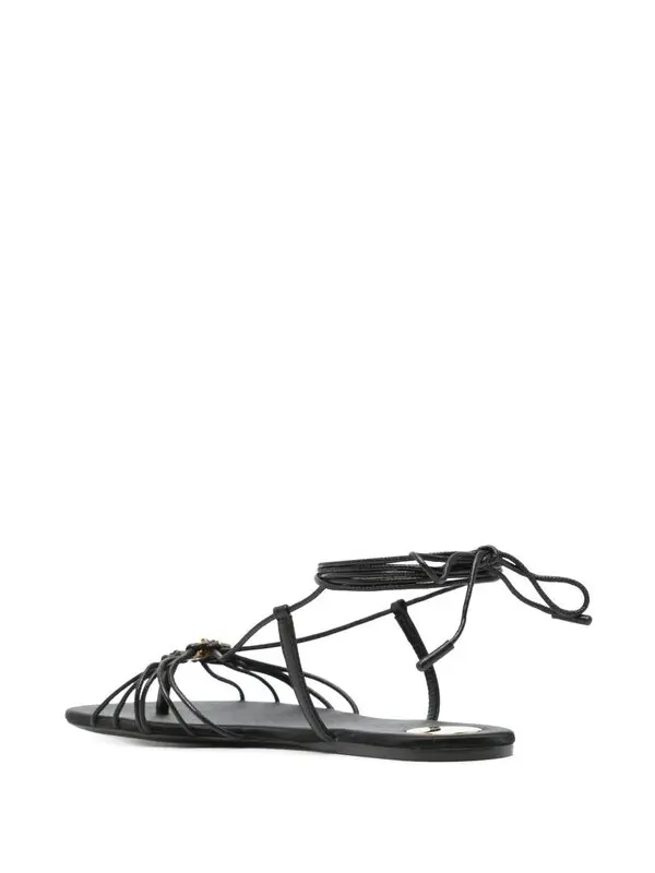 Saint Laurent Babylone Flat Sandals - Multicolor