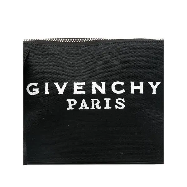Givenchy Logo Bow Detail Pouch - Black