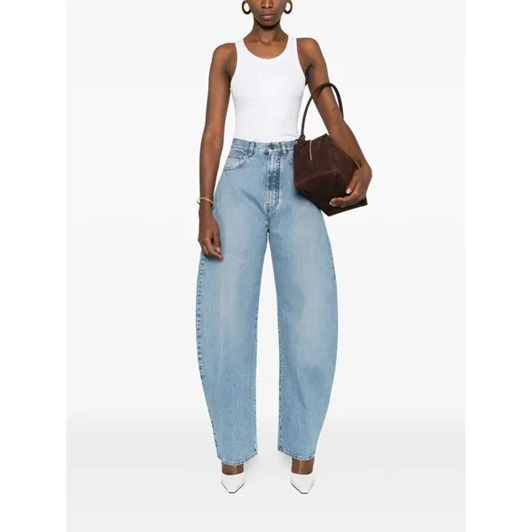 Alaïa Sleeveless Ribbed Knit Tank Top