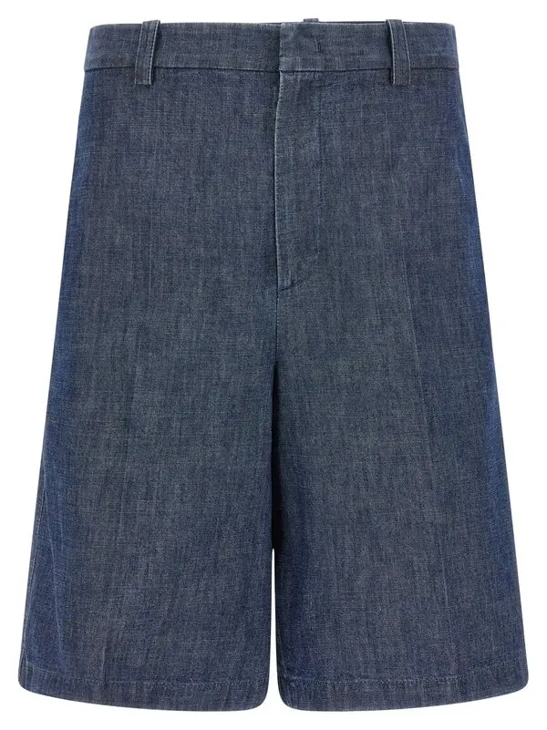 JIL SANDER 210' Denim Bermuda Shorts - Blue